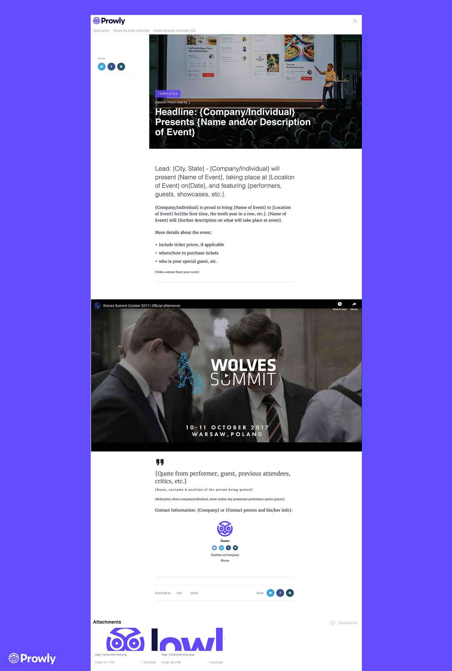 13 Free Press Release Templates for Any Occasion [Download]