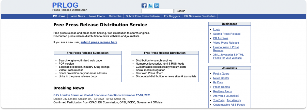 Best Press Release Websites in 2024: Top 20 Free and Paid | Prowly Blog