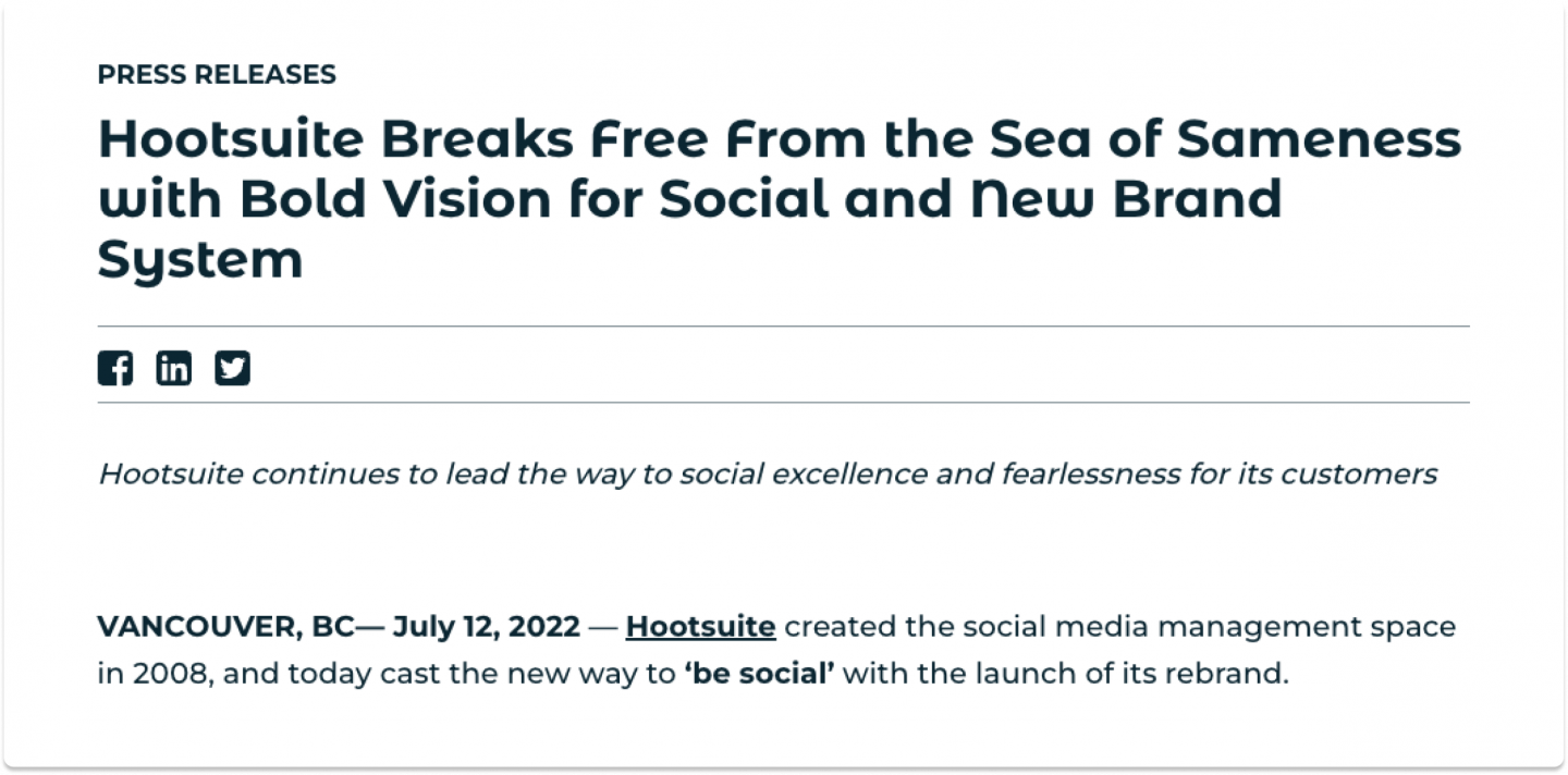 How to Write a Rebraning Press Release (Examples & Template)